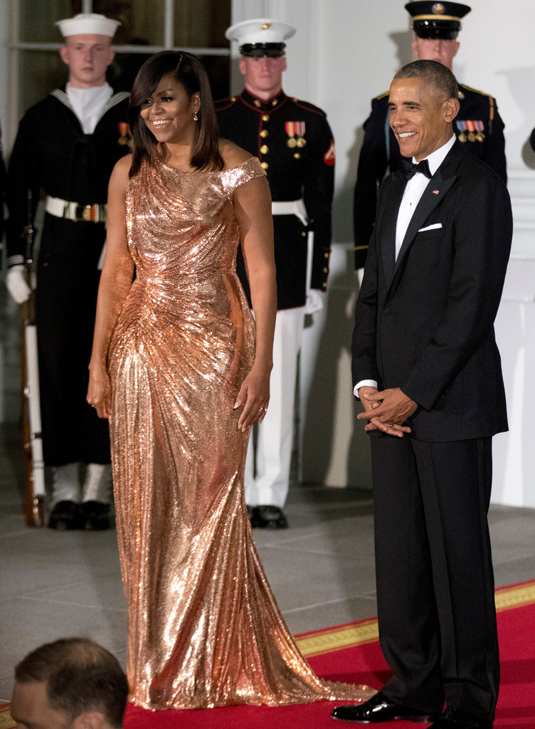 From gowns to pantsuits, Michelle Obama explains her iconic fashion ...