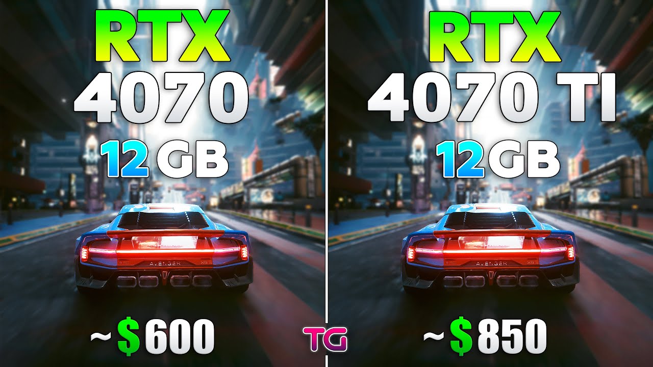 RTX 4070 vs RTX 4070 Ti - Test in 10 games