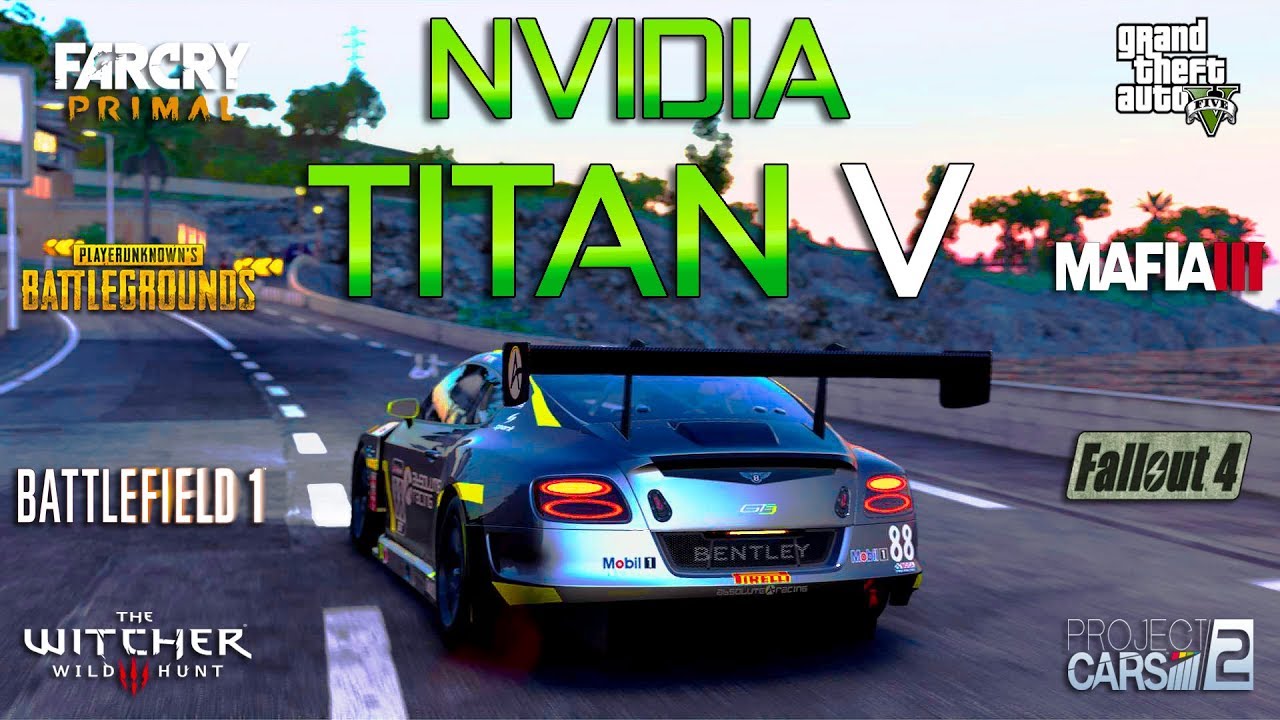 NVIDIA TITAN V test in 8 games 4K (i7 8700k)
