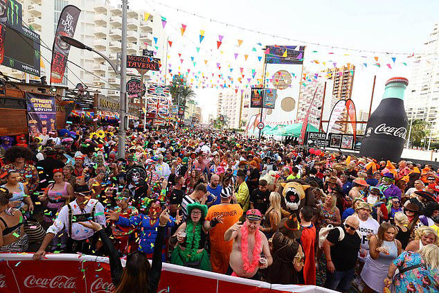 Thousands of Brits fill Benidorm's streets for the Spanish city's ...
