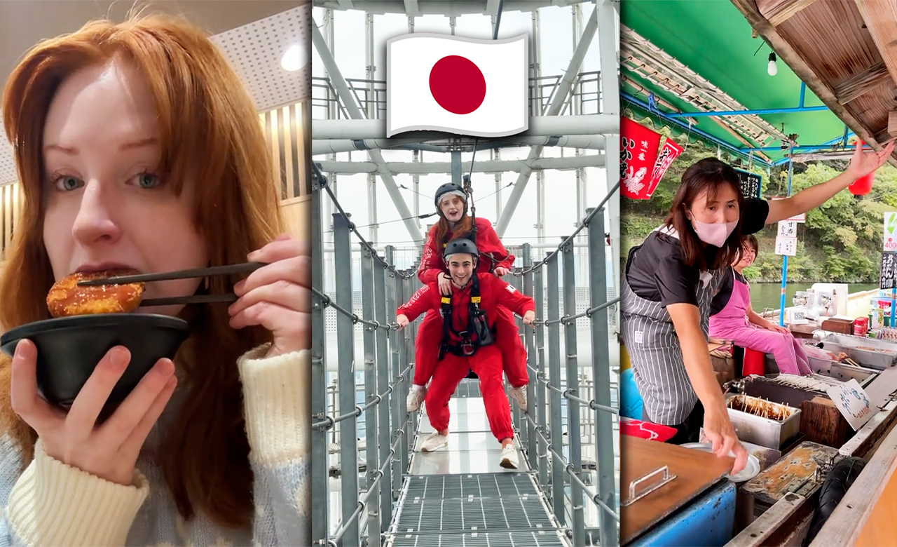 Standing on the world's tallest bridge, a thrilling view!