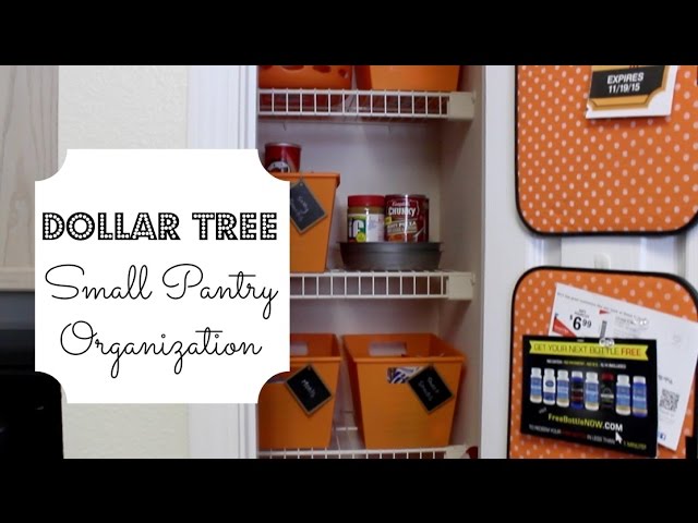 Organize a small pantry: under $20!