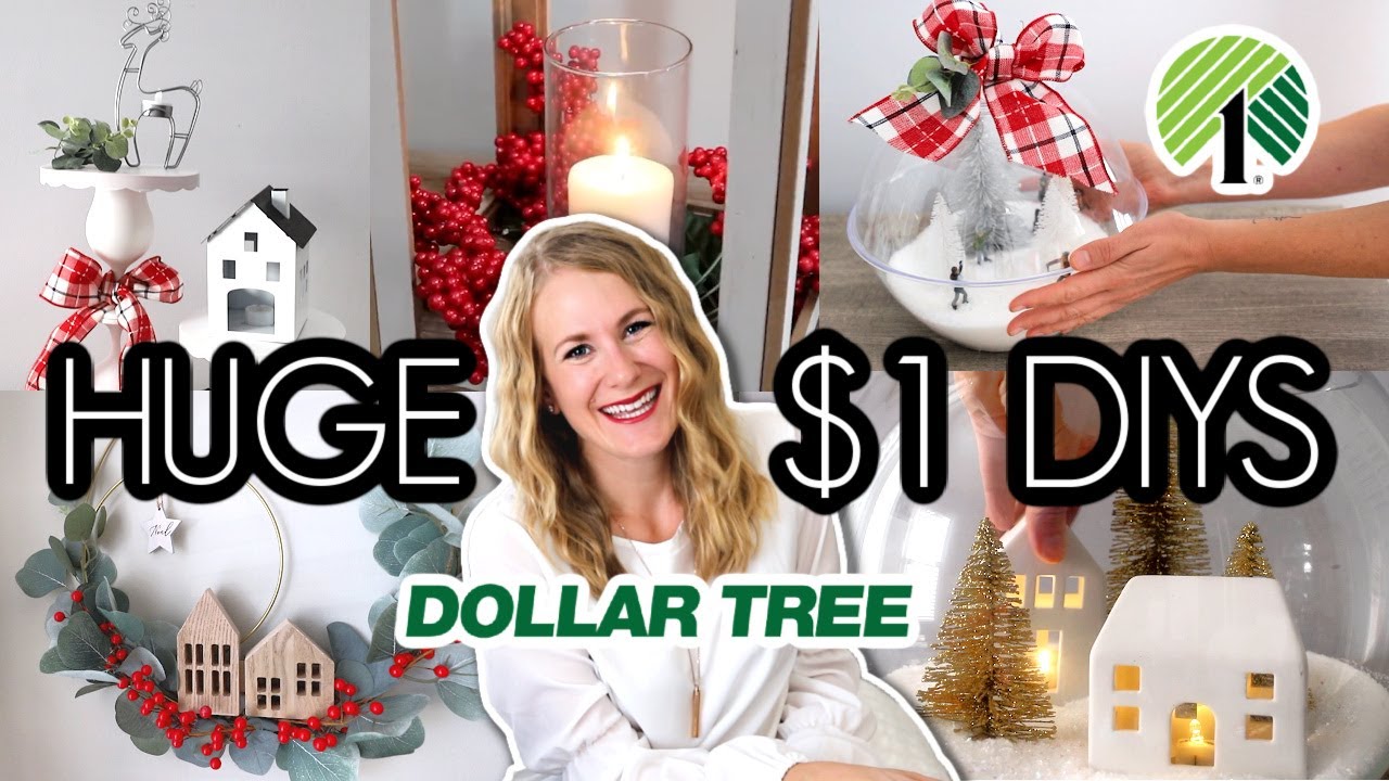 Huge dollar store Christmas DIYs for non crafty people (and they look ...