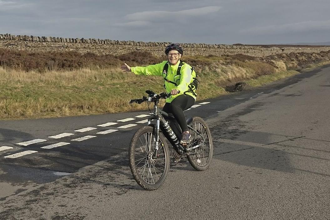 Ann uses pedal power for challenge in Northumberland that raised ...
