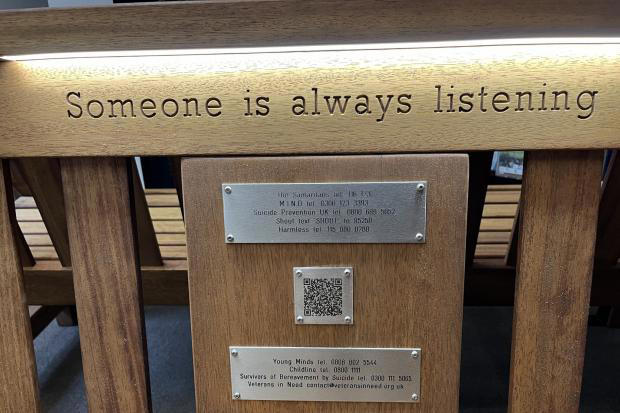 Ex-Premier League star unveiling suicide prevention benches in ...