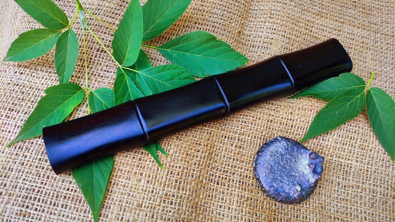 Wootz steel from threading tap. Making hidden bamboo knife