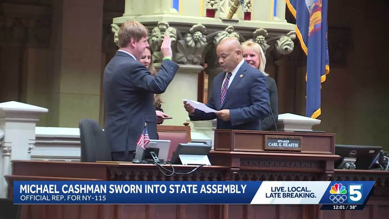 Assemblyman Michael Cashman officially sworn in at the New York state ...
