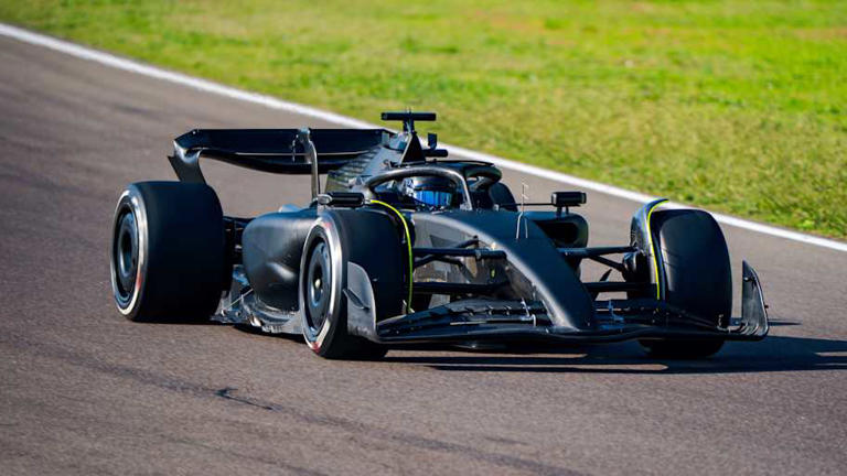 Sergio Perez Hits The Track In Blacked-Out Ferrari For First Cadillac ...