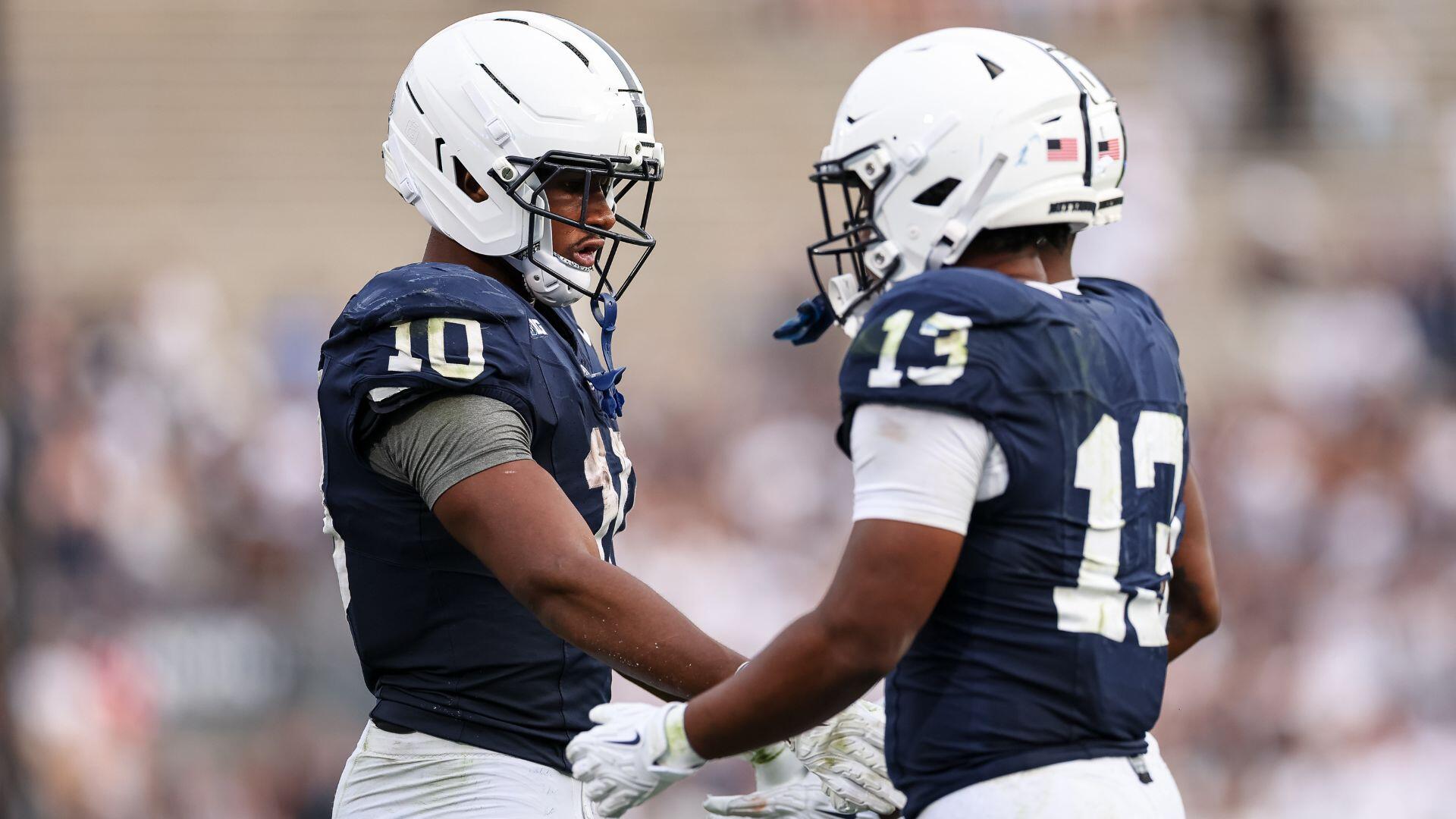 Penn State's Kaytron Allen, Nicholas Singleton chase records as one of ...