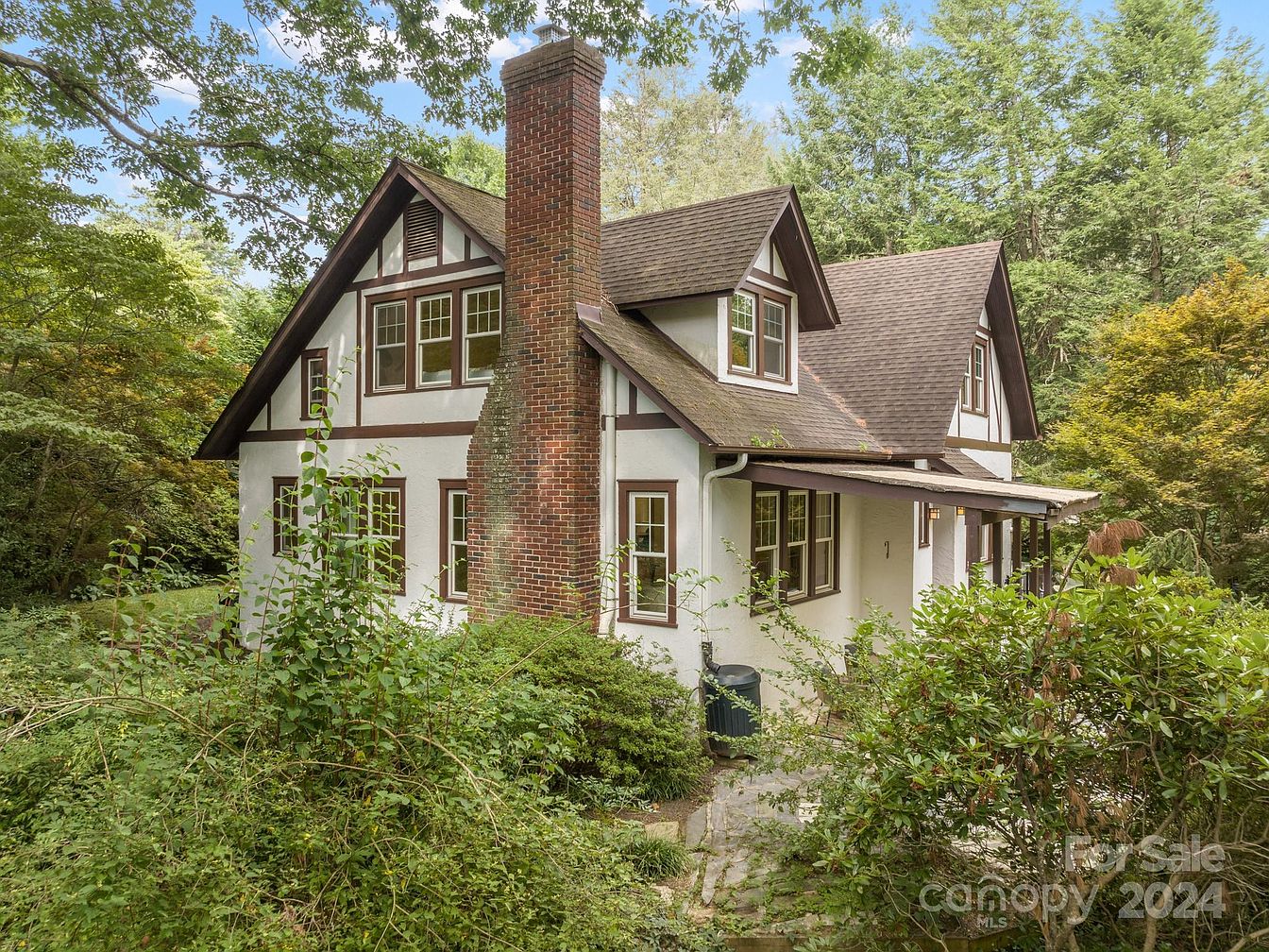 1926 Tudor Estate in Asheville, North Carolina, With Rare Conifer ...