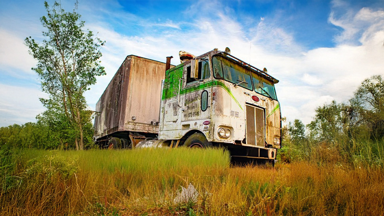 Cabover Truck Parked Since 1991