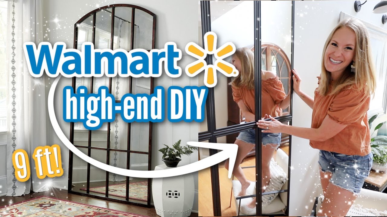 New DIY Pottery Barn mirrors! 🤯😱 (literally save $700 from Walmart!)