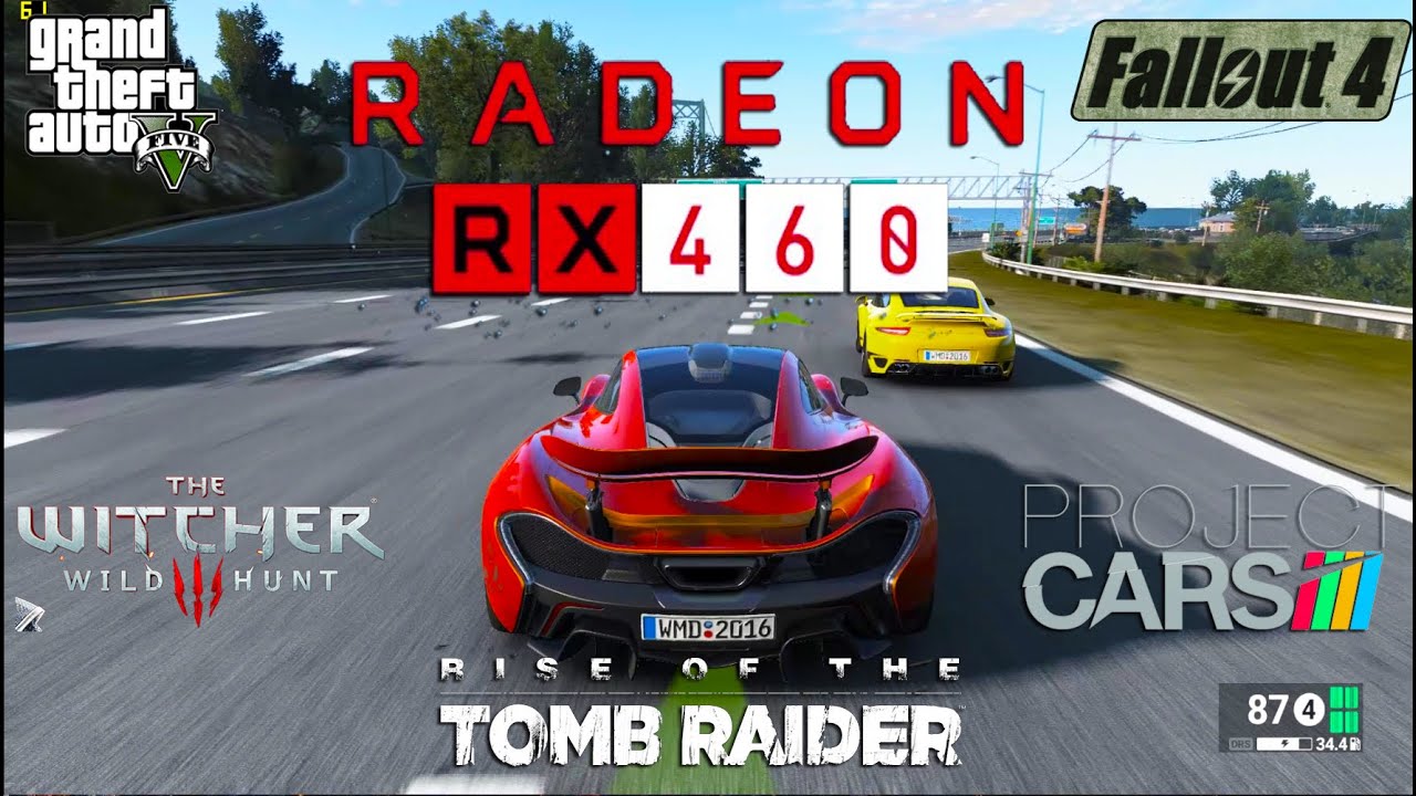 Radeon RX 460 test in 5 games (FX 8350)
