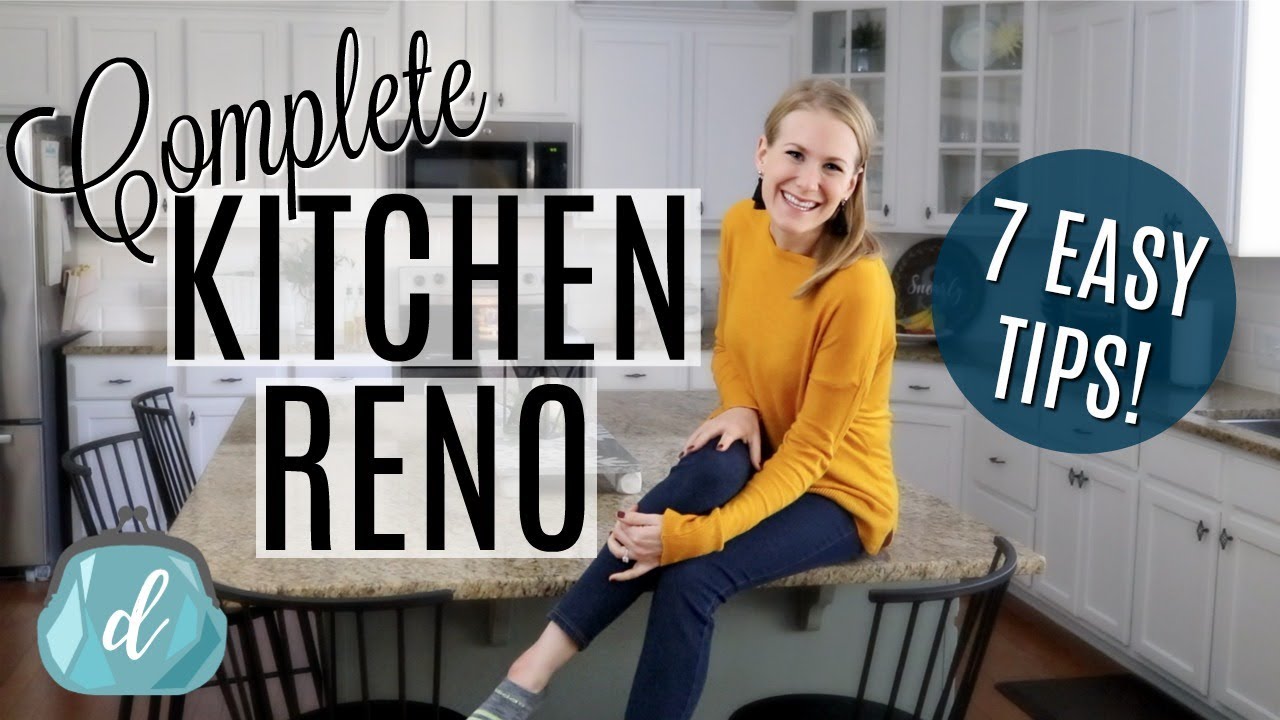 Before & after kitchen renovation on a budget!