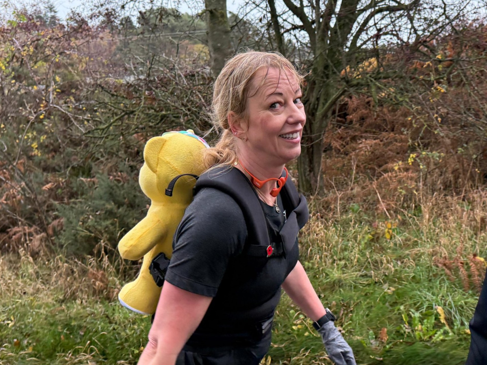 Map shows route of Sara Cox's 135-mile challenge