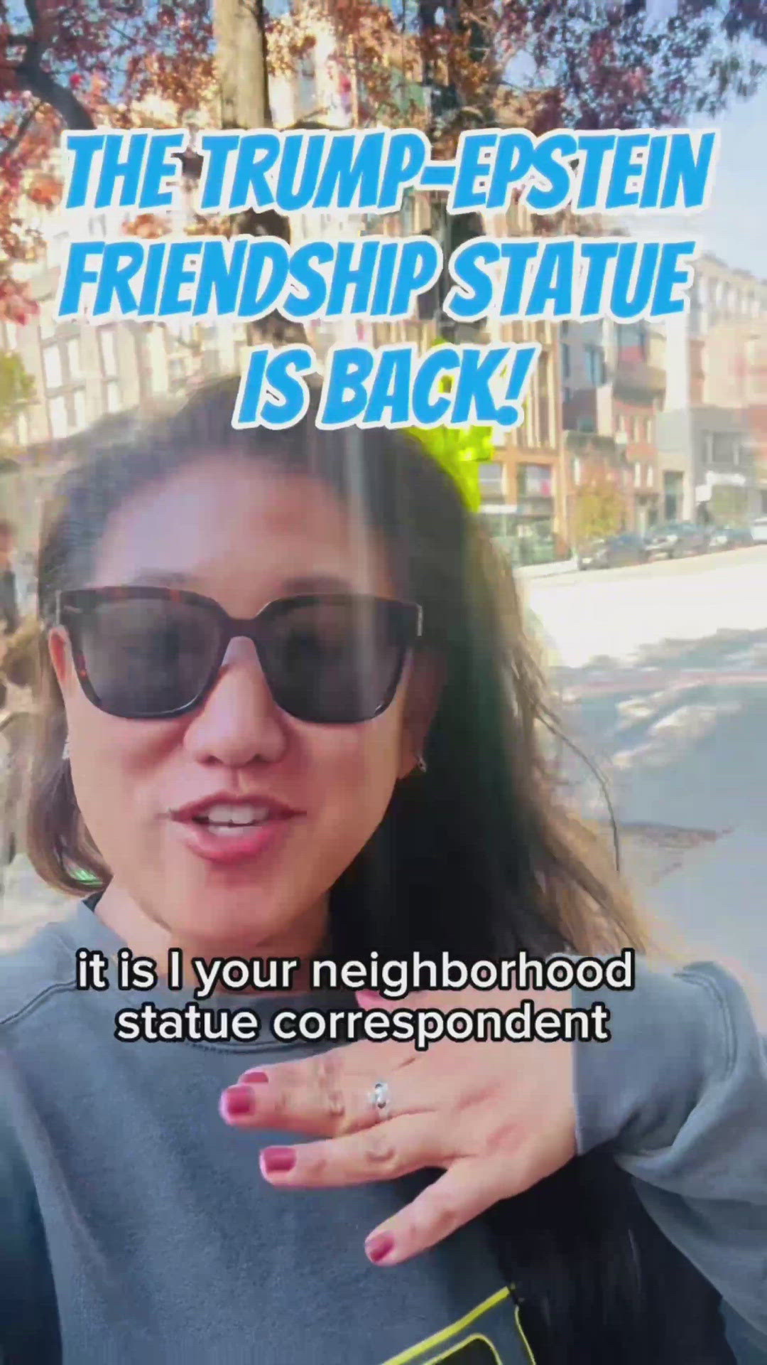 Trump-Epstein ‘friendship’ statue returns