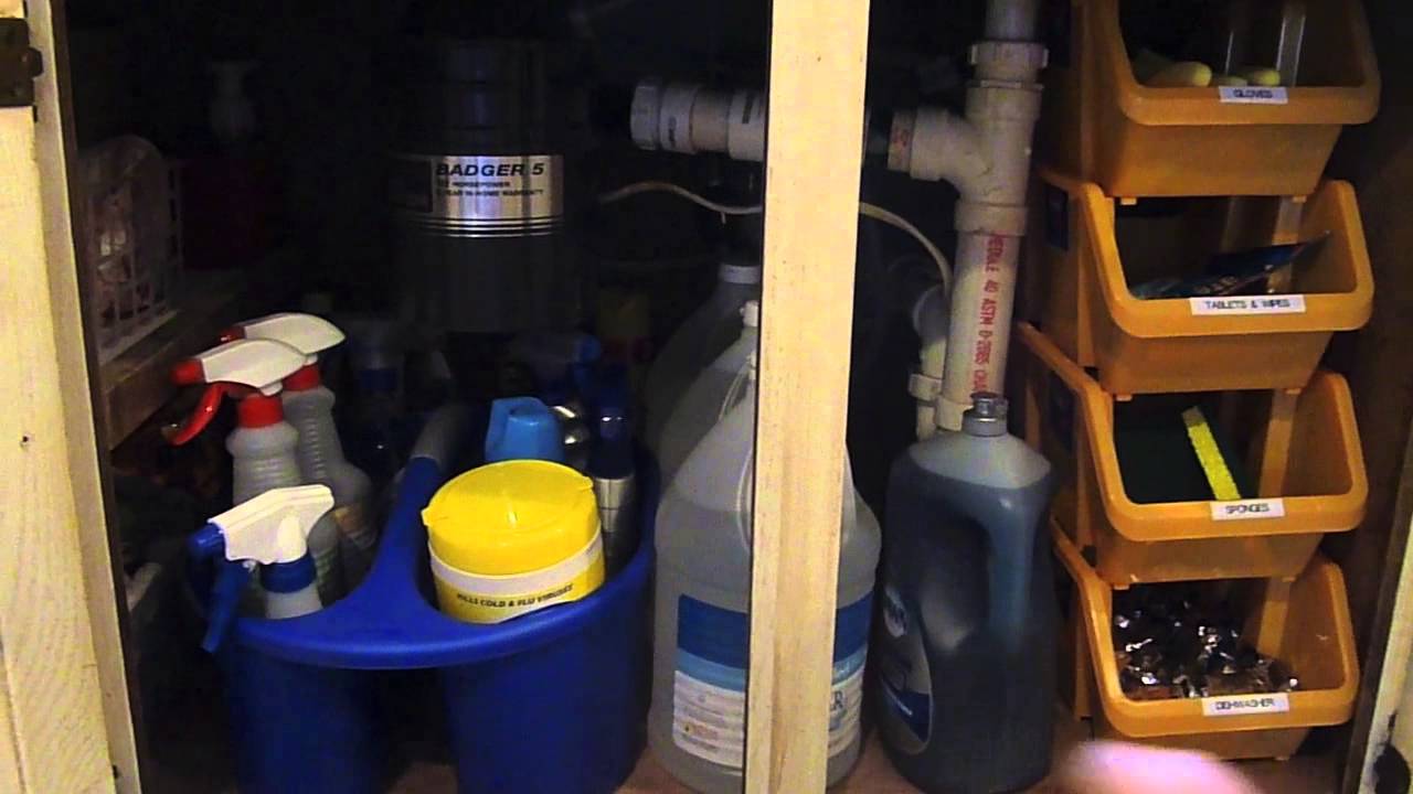 Under sink organization: Low budget!