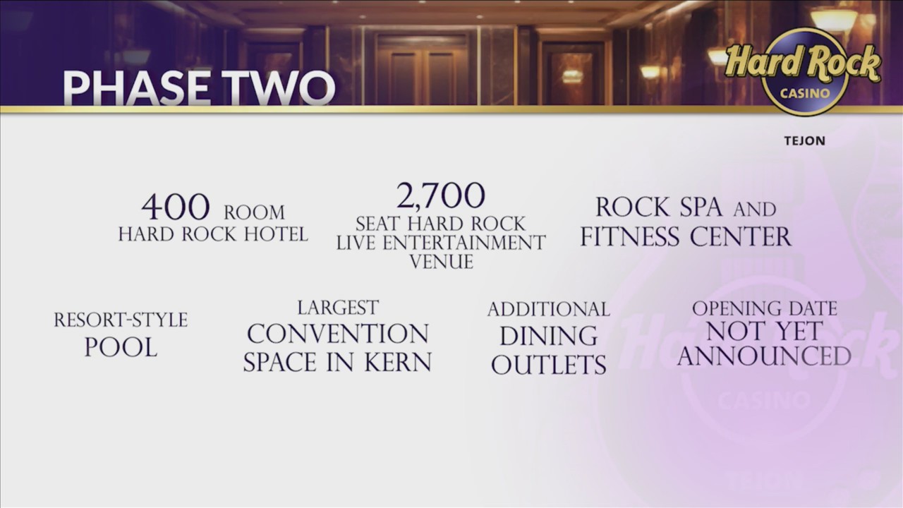 Phase two of Hard Rock Casino Tejon