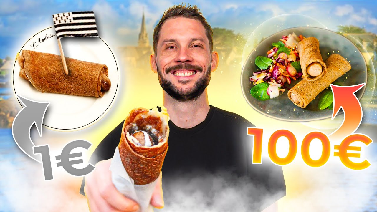 On goûte la galette saucisse la plus chère de Rennes!