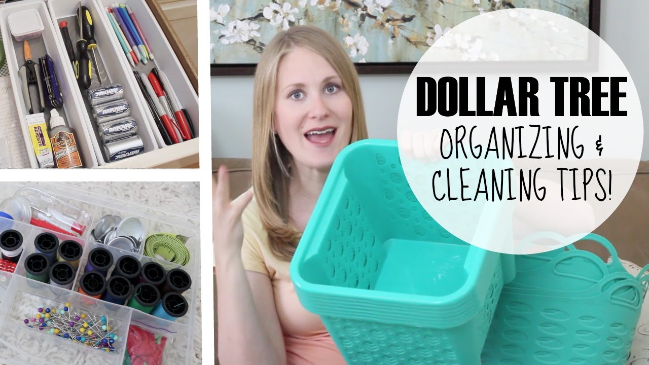 Dollar Tree haul | Organizing & cleaning tips