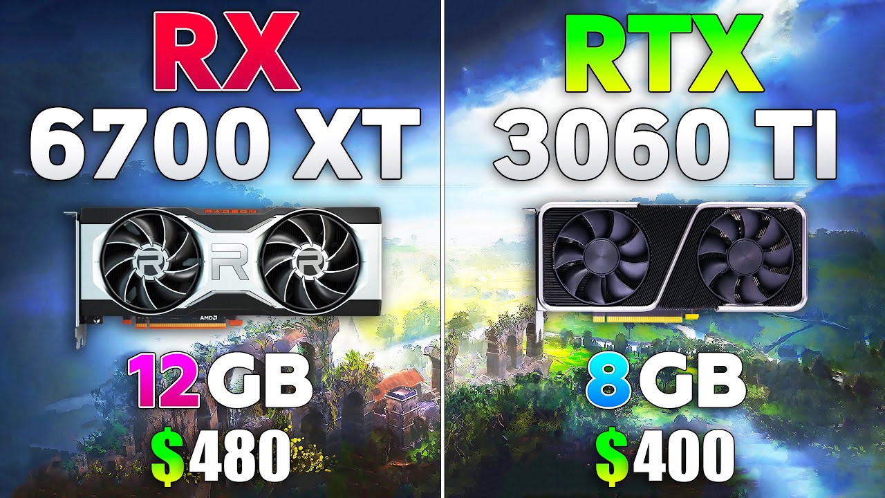 RX 6700 XT vs RTX 3060 Ti test in 10 games