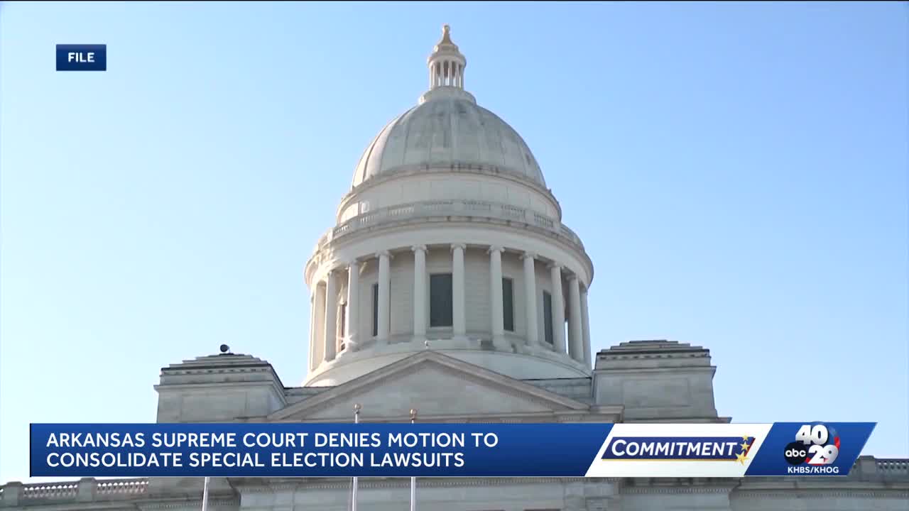 Arkansas Supreme Court denies governor's appeal to consolidate two ...