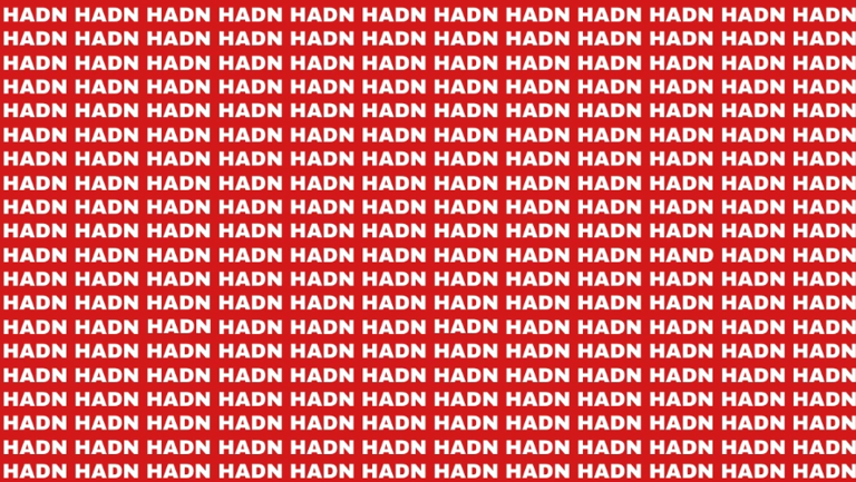 Optical illusion: Can you spot the hidden ‘HAND’ in this image within 7 ...