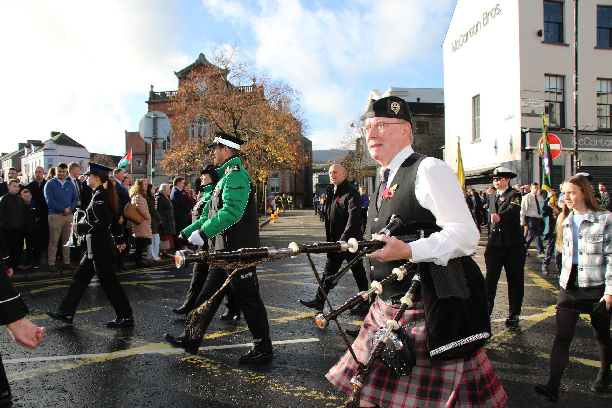 PICTURES: Remembrance Sunday marked at Newry Cenotaph