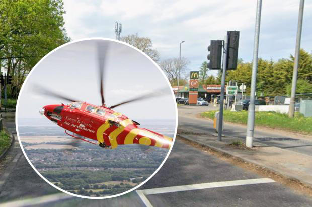 Air ambulance called after e-bike rider badly hurt in crash