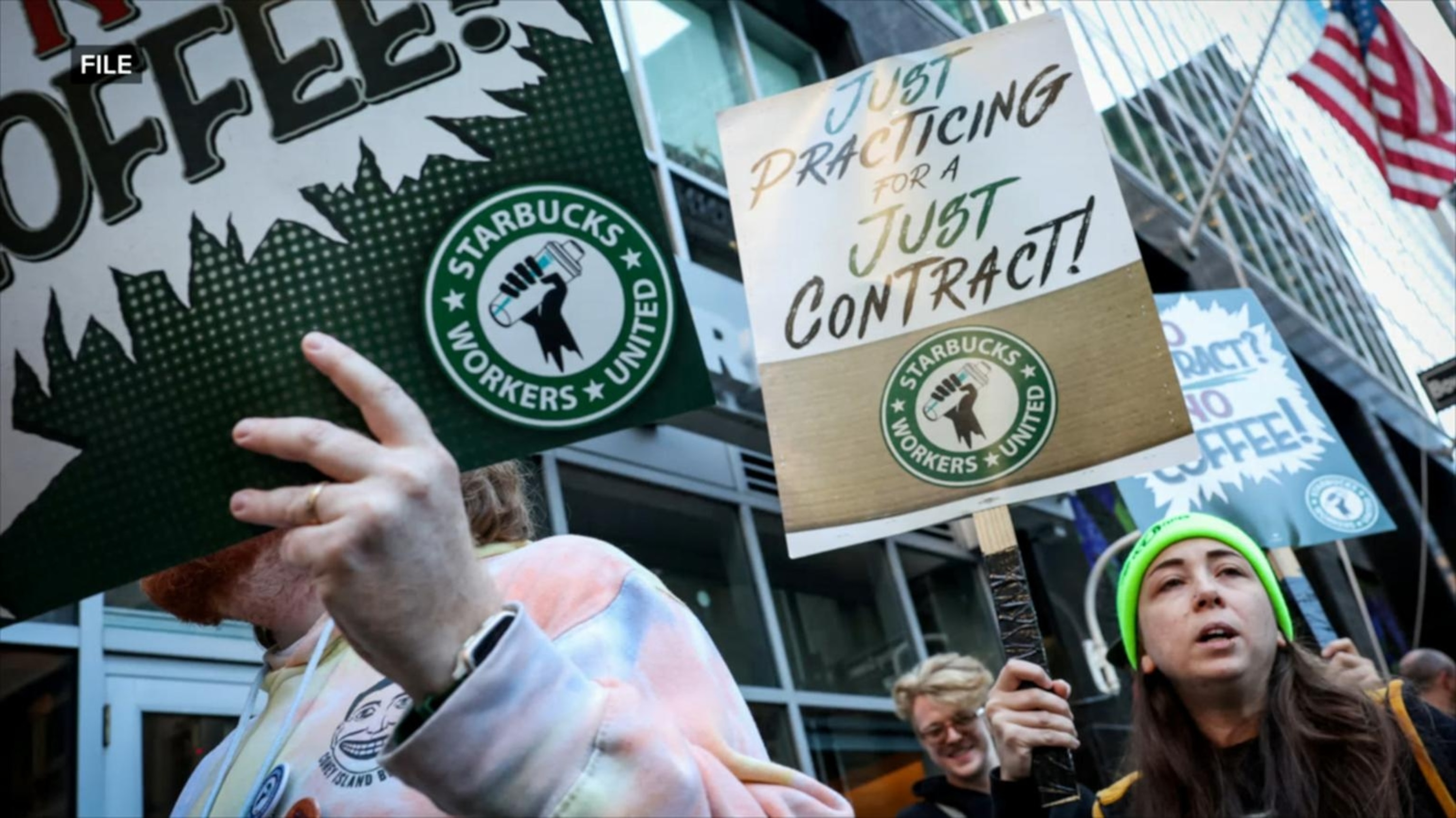 Starbucks workers strike at some stores nationwide in 'Red Cup ...