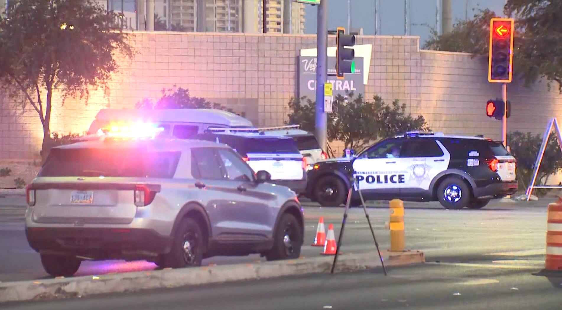 Driver arrested, officer injured after brief police pursuit east of Las ...