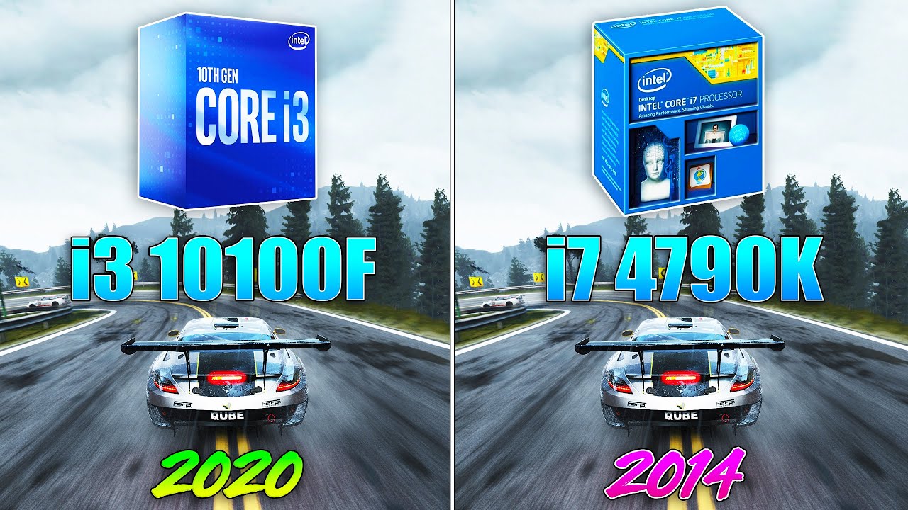 i3 10100F vs i7 4790K - 6 years difference