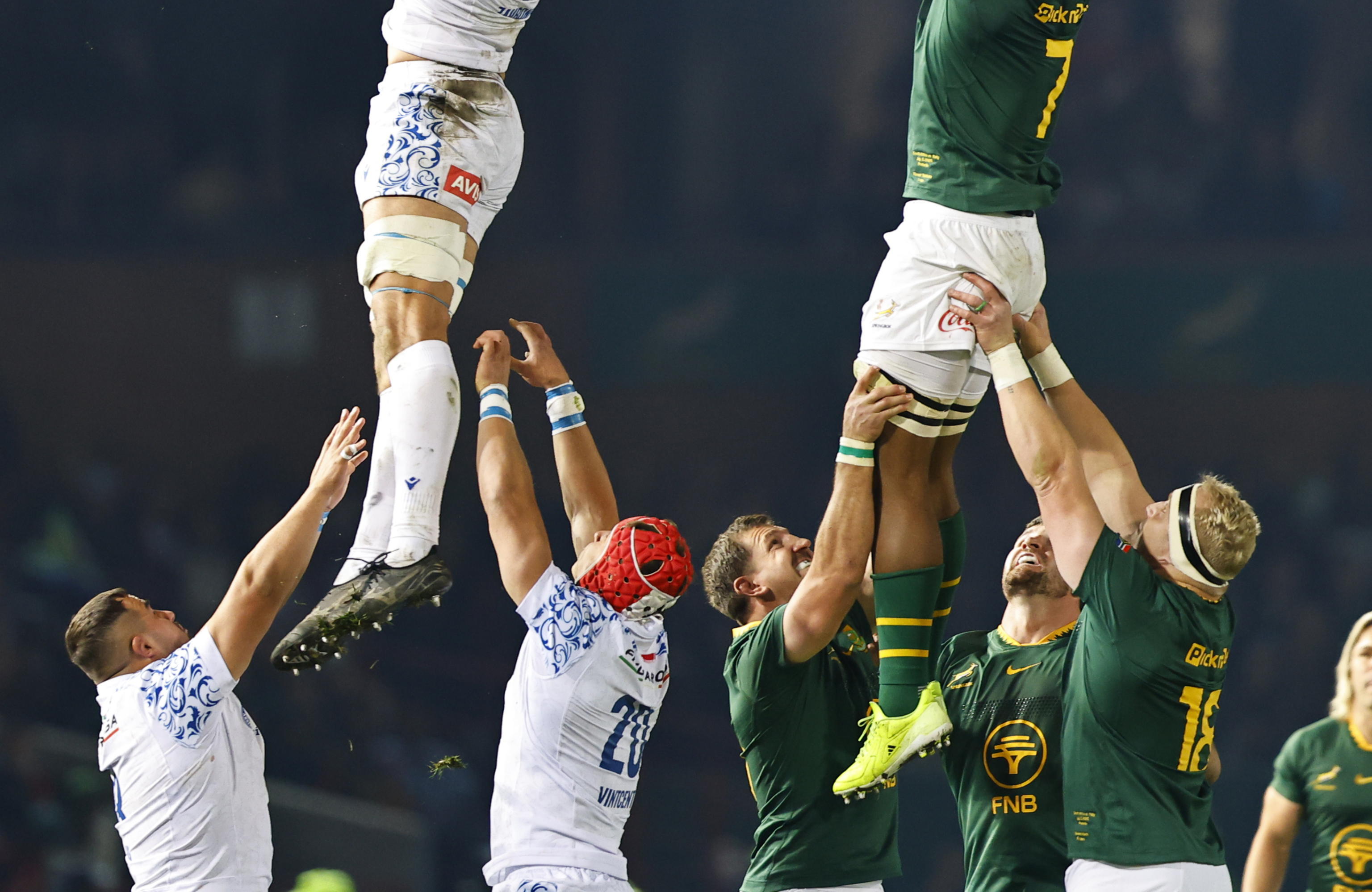 Rugby: Just one change to Italy XV for Springboks