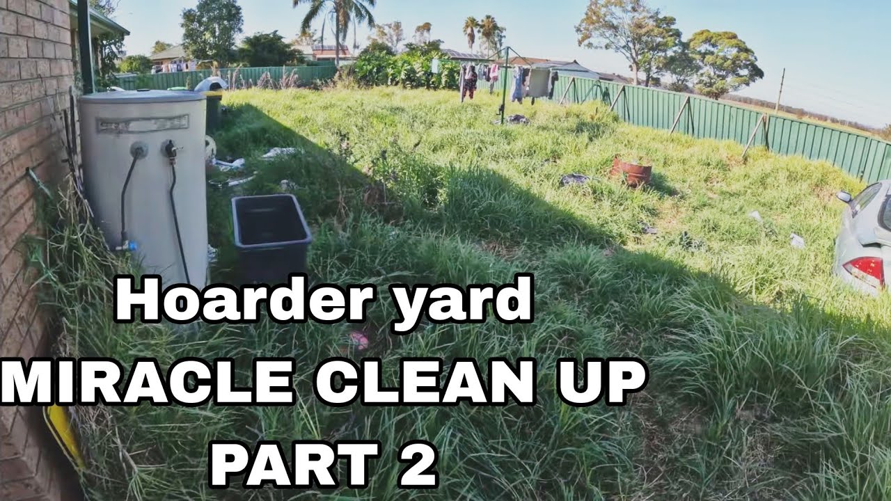 Hoarder’s Yard Nightmare Continues - Insane Clean Up Progress Part 2