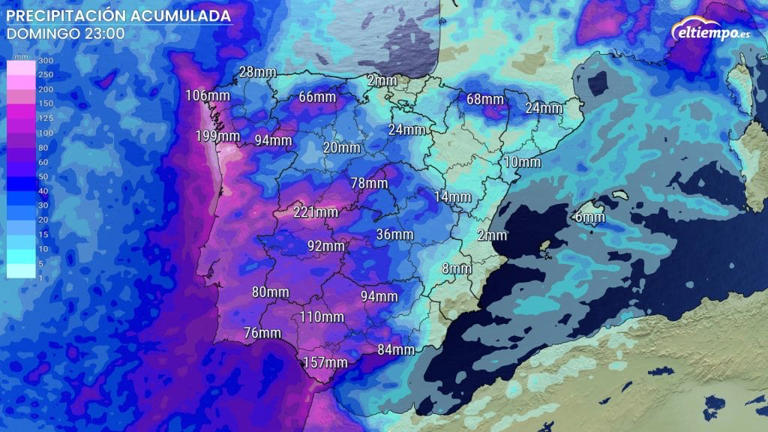 España, bajo avisos por la borrasca Claudia: rachas violentas, lluvia ...