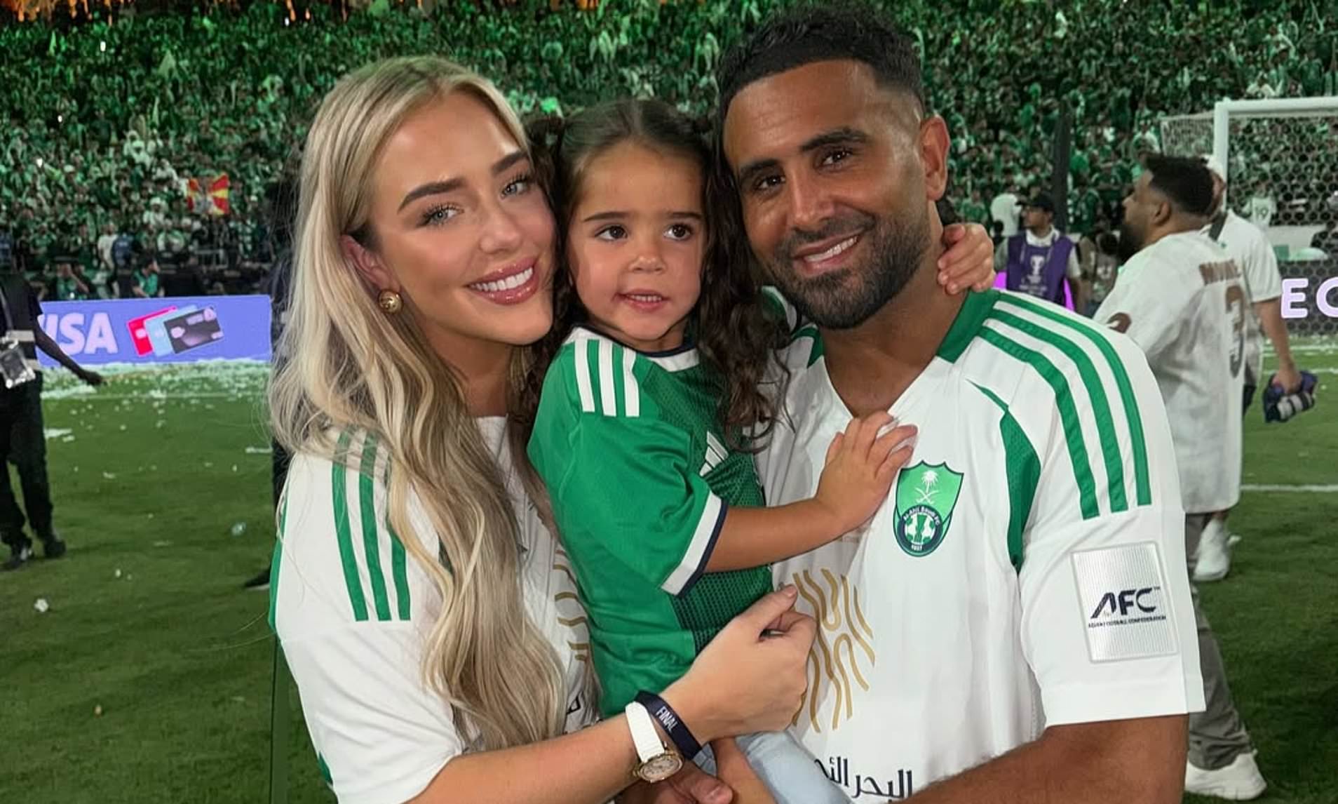 Riyad Mahrez's wife Taylor Ward gives birth to their first son before ...