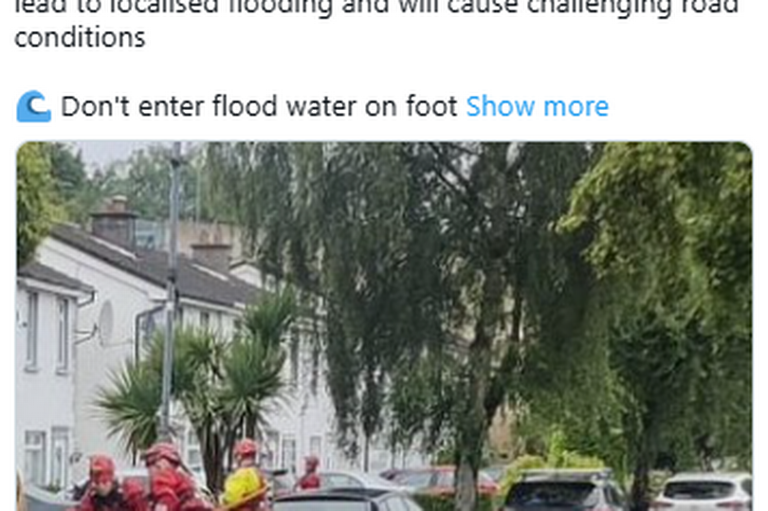 Dublin Fire Brigade issue flood caution with scary photo amid status ...