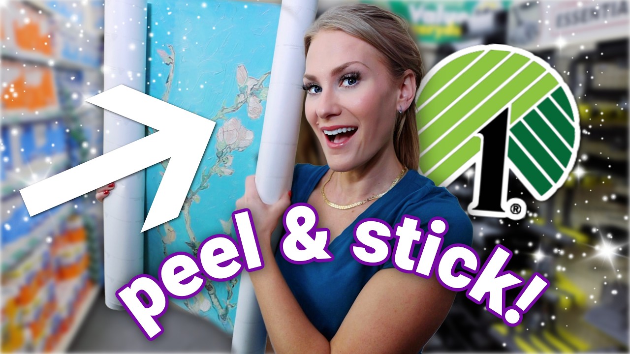 Fast peel & stick miracles you need from Dollar Tree & Amazon!