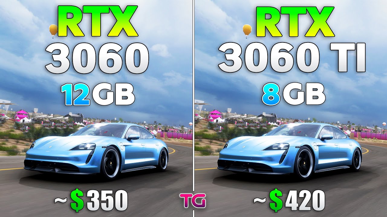 RTX 3060 vs RTX 3060 Ti - Test in 10 games (2023)