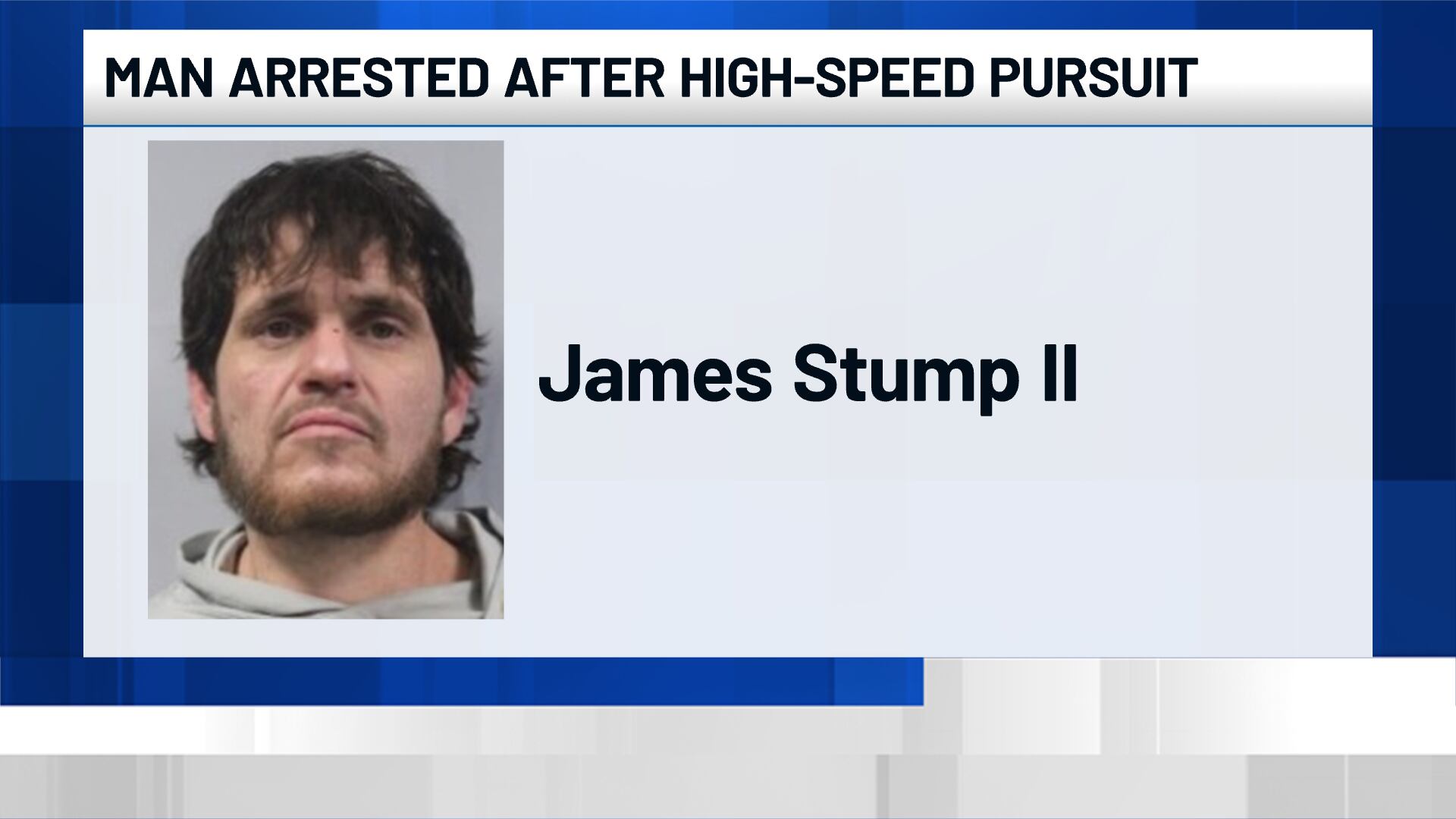 Man arrested after high-speed pursuit