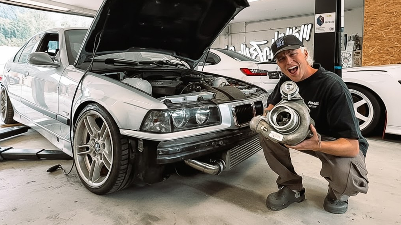 Installing an $800 eBay Turbo Kit on a Budget BMW E36 Drift Build