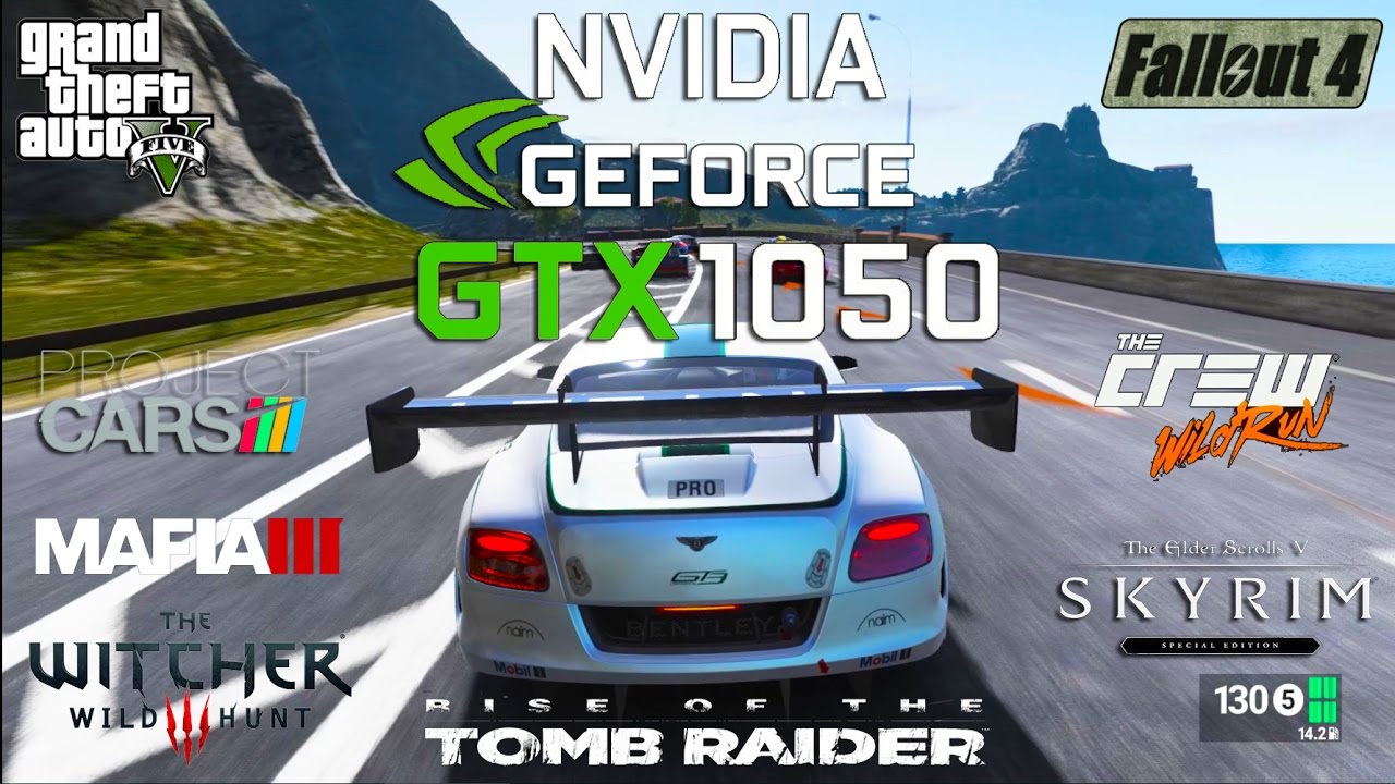 NVIDIA GTX 1050 test in 8 games (i5 4690k)