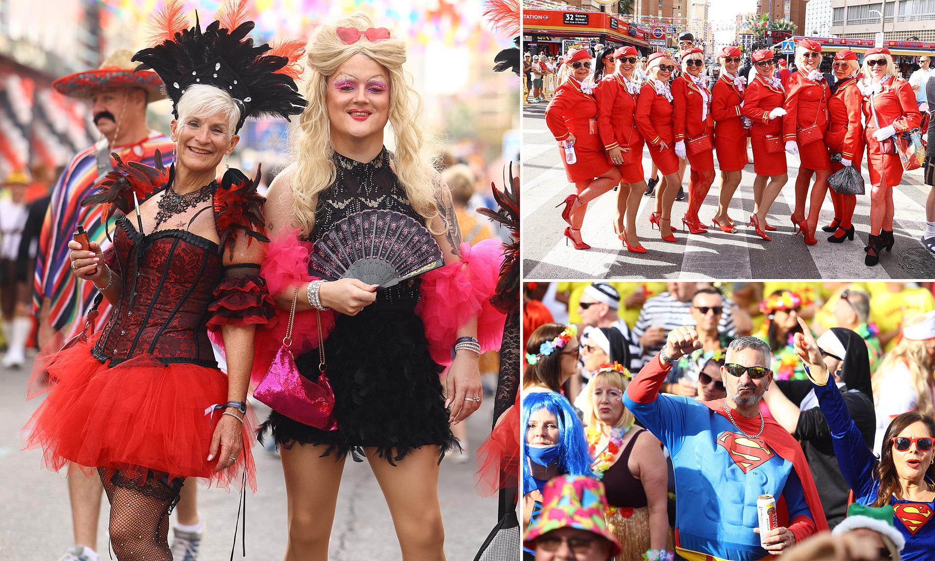 Thousands of Brits fill Benidorm's streets for the Spanish city's ...