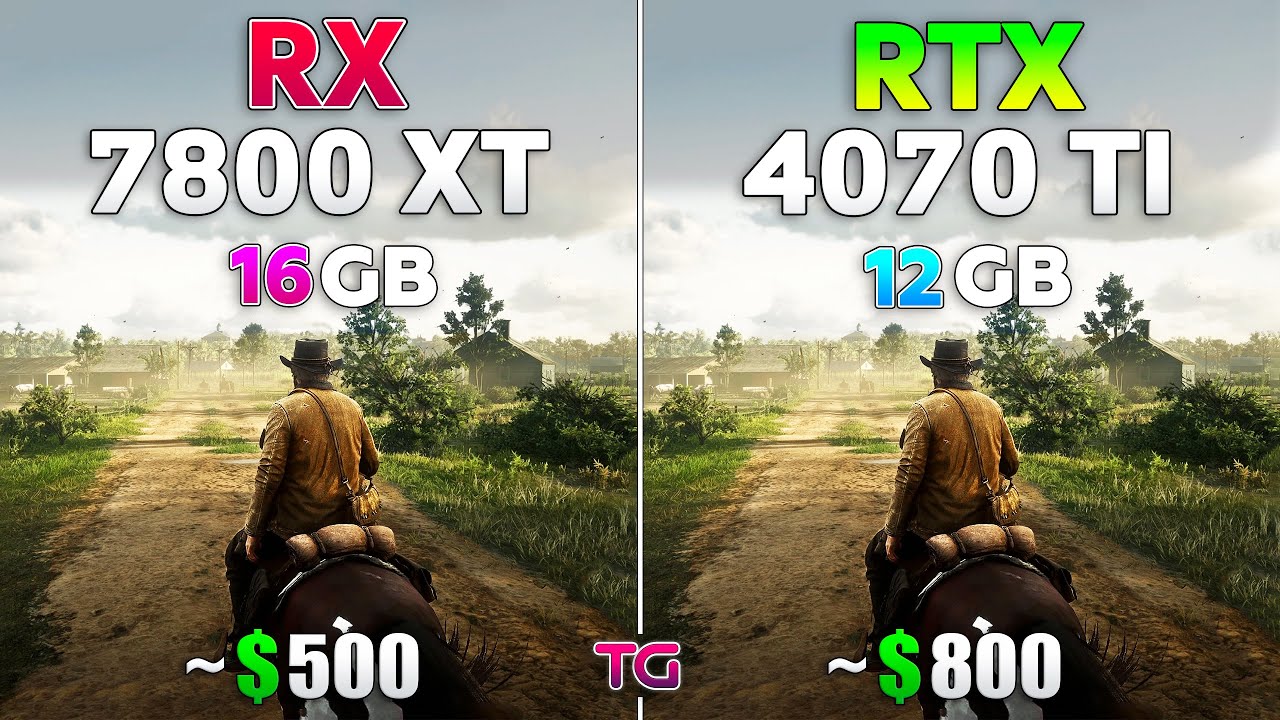 RX 7800 XT vs RTX 4070 Ti - Test in 10 games