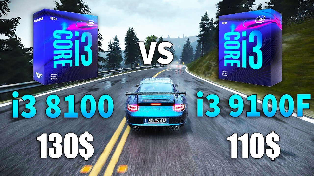 Core i3 9100F vs Core i3 8100 test in 9 games