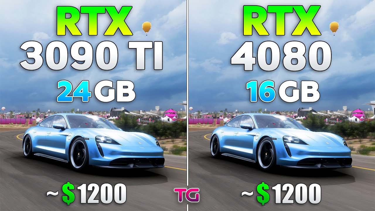 RTX 4080 vs RTX 3090 Ti - Test in 8 games
