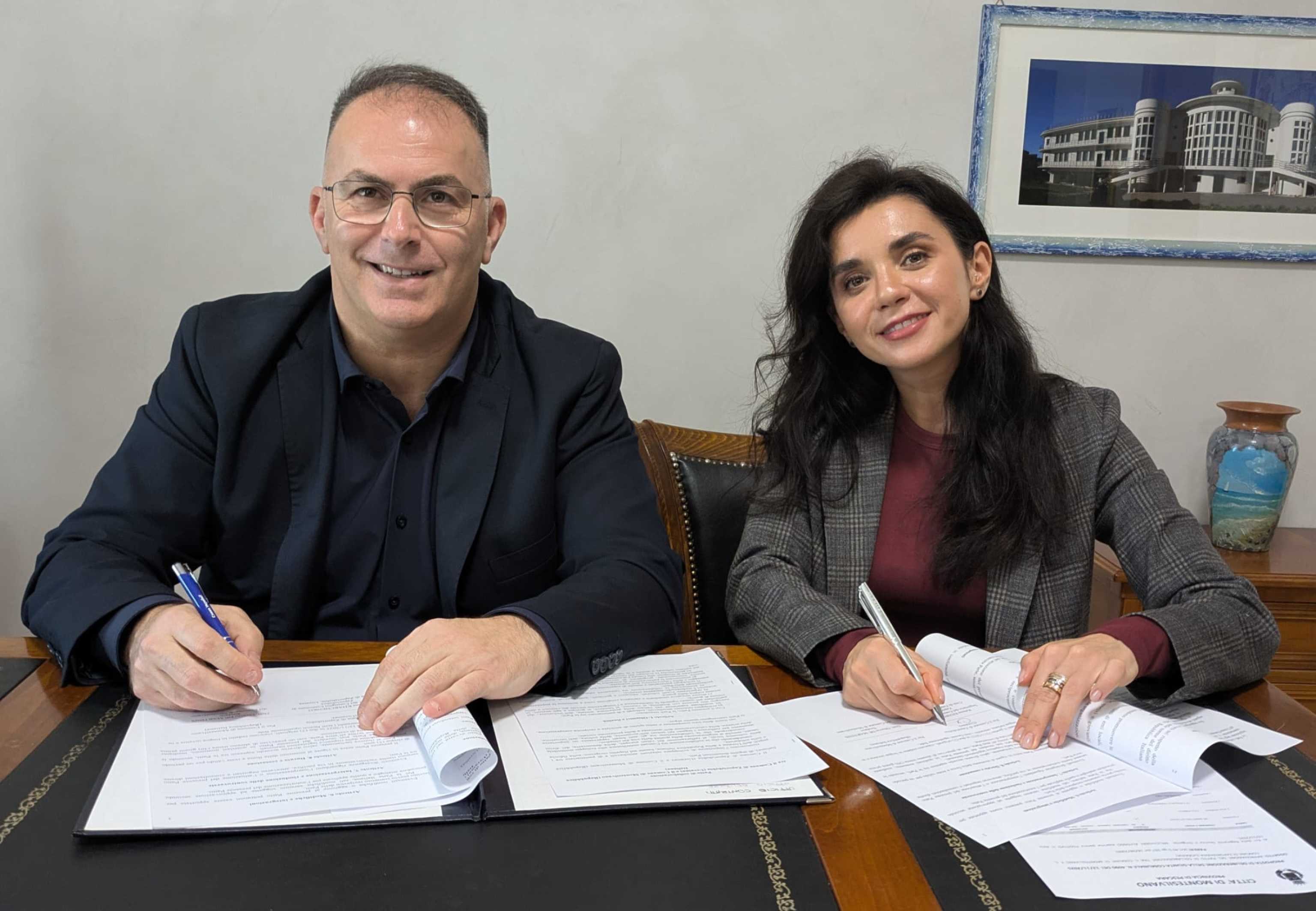 Montesilvano e Zaporizhzhia firmano un patto di collaborazione