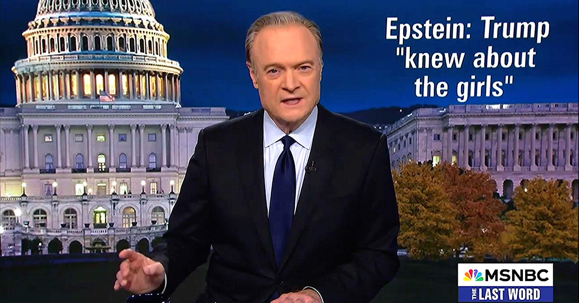 MSNBC’s Lawrence O’Donnell Hits Trump With ‘R’-Word Over Epstein ...