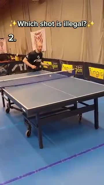 Can You Spot the Illegal Table Tennis Shot?