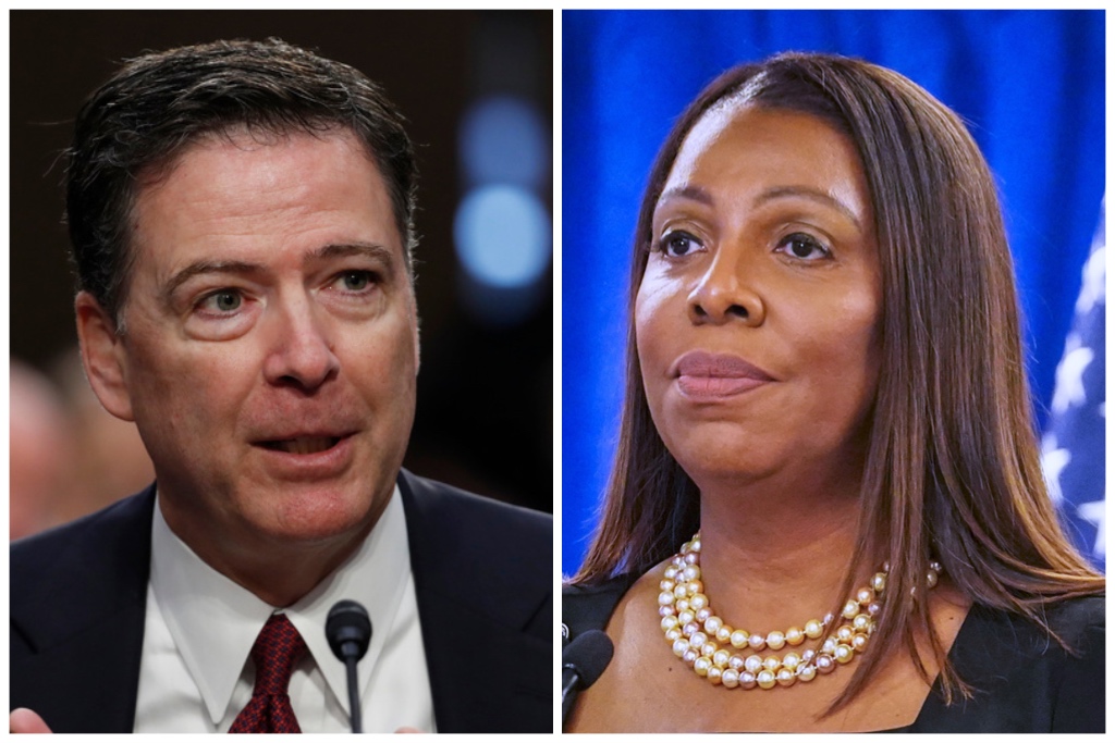 DOJ weighing possible new indictments for Comey and James: Reports